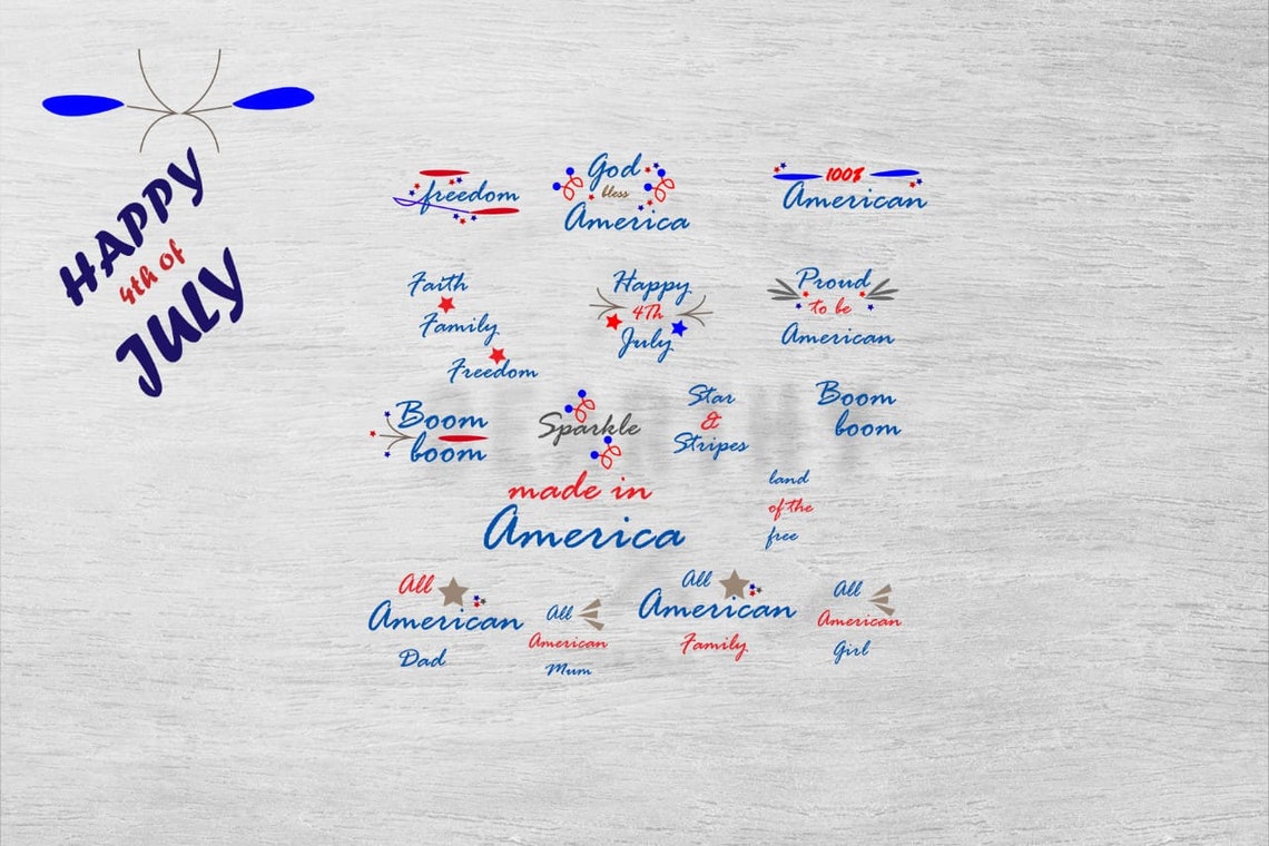 4th July Svg Bundle July 4th Svg4th July Svg fourth July - Etsy