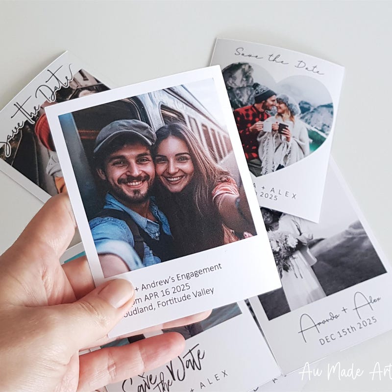 Polaroid Save the Date - Etsy
