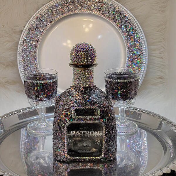 Blinged Out Bottle Wine - Etsy