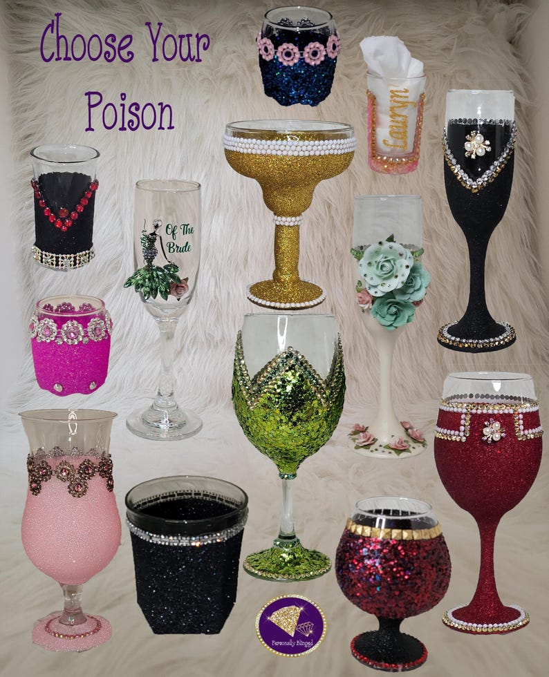 Extra Large "baddest Baddie" Custom Goblet - 26.5 Oz Diva Pimp Cup - Etsy