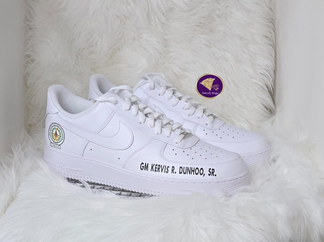 MEN'S Authentic Custom MASONIC Air Force Ones Af1s Custom Shoes ...