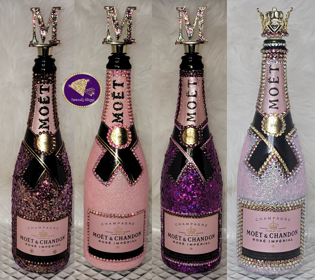 Jewels--rare Blinged Out 750ml Glam Champagne Bottle - Etsy