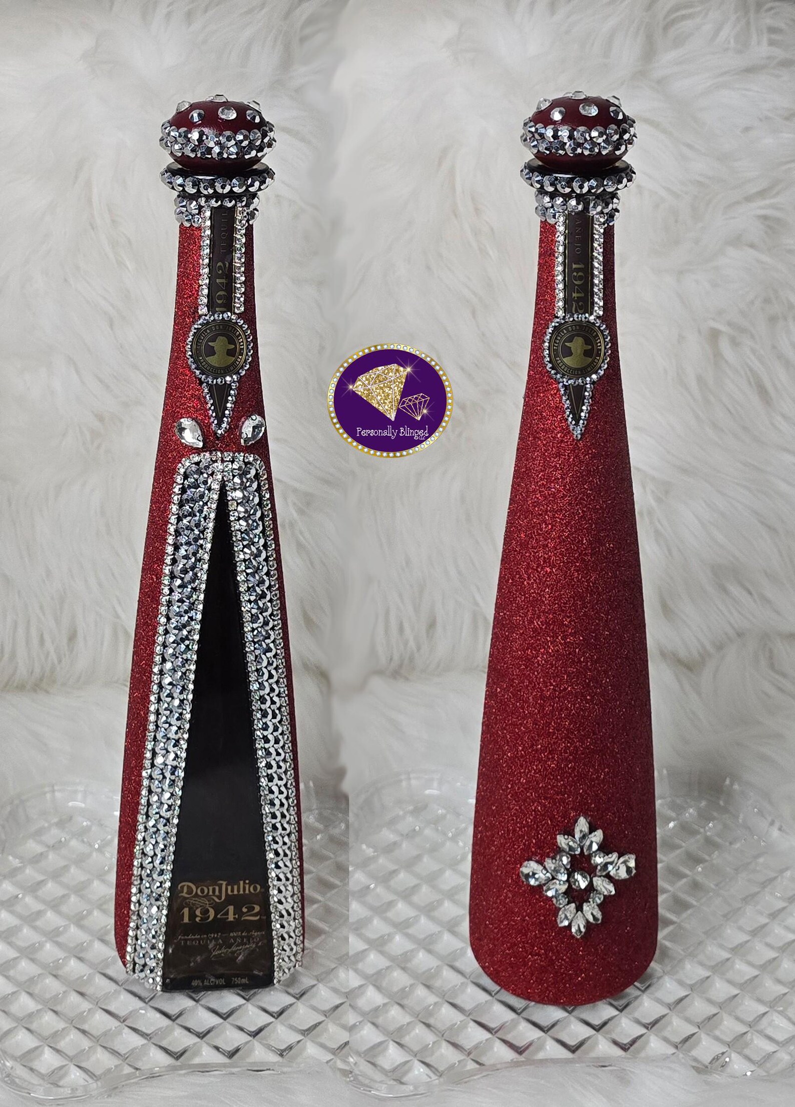 The Djs--blinged Out, One-of-a-kind 750ml Glam Tequila Bottles--totally ...