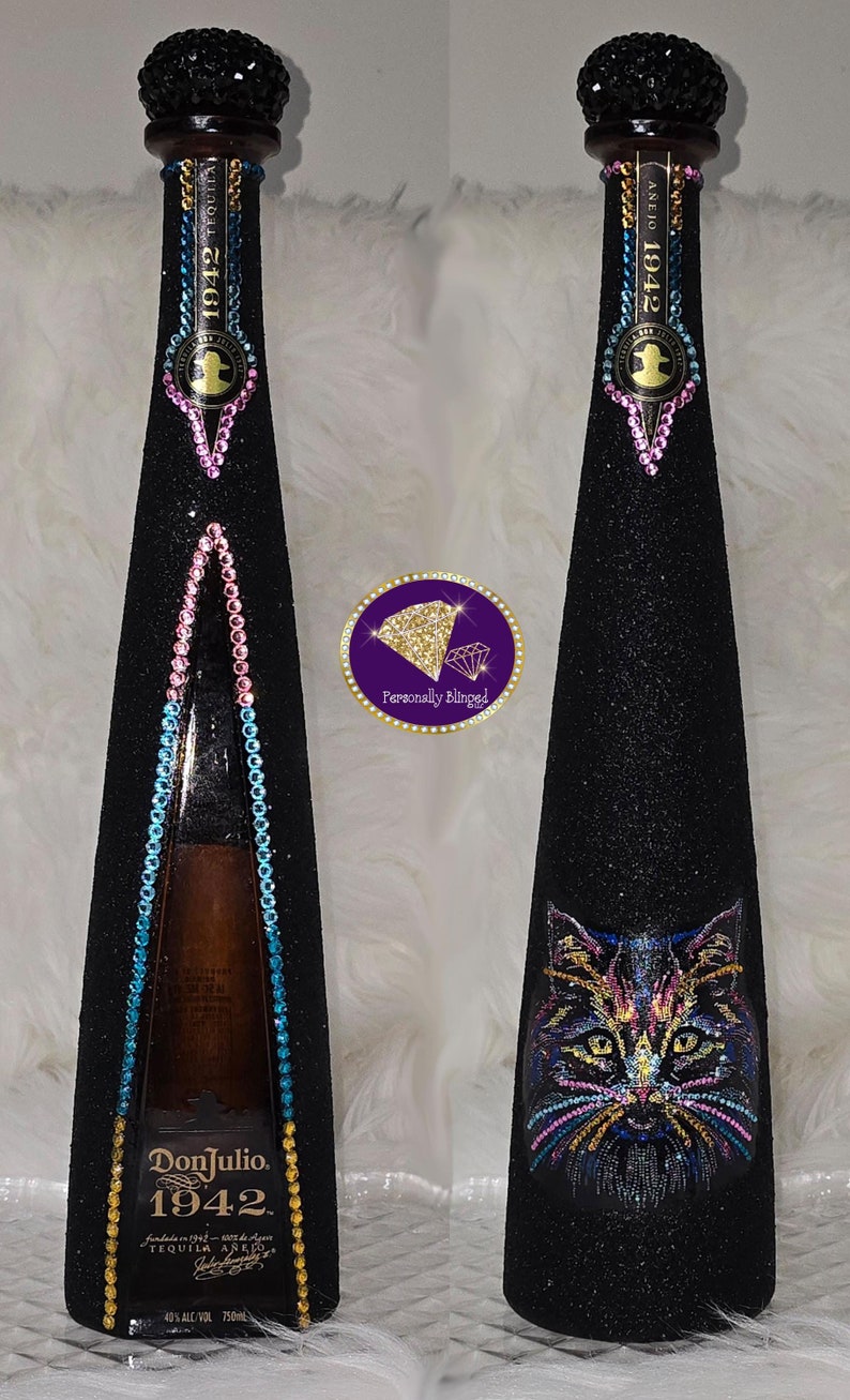 The Djs--blinged Out, One-of-a-kind 750ml Glam Tequila Bottles--totally ...