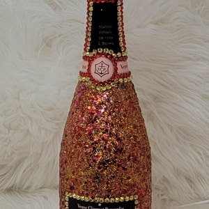 Glow--rare Blinged Out 750ml Glam Champagne Bottle With Blinged Crown ...