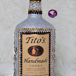 Blaze and Glory--beautiful, Unique, UPGRADED Blinged Out Tito's Vodka ...