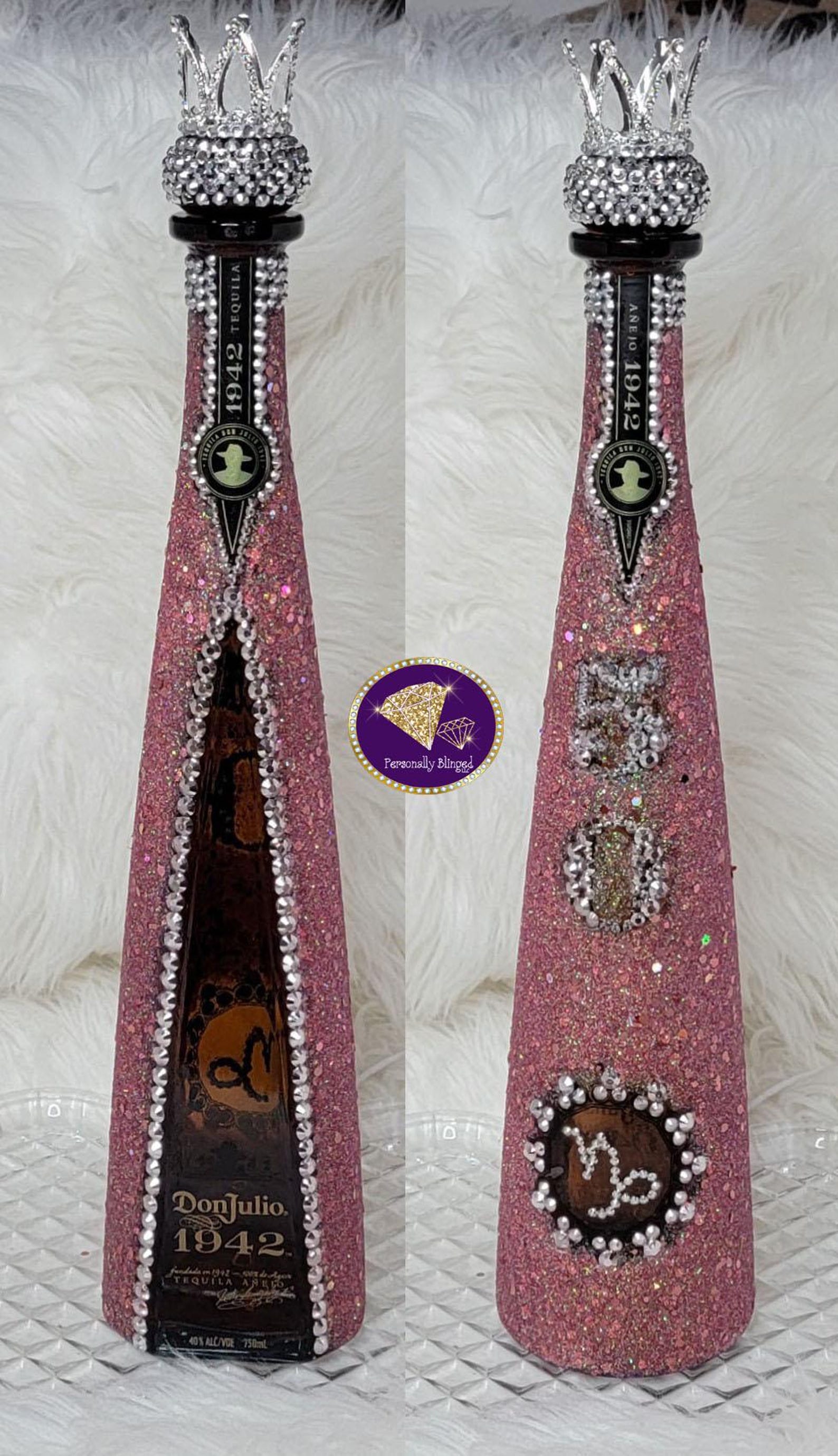 The Djs--blinged Out, One-of-a-kind 750ml Glam Tequila Bottles--totally ...