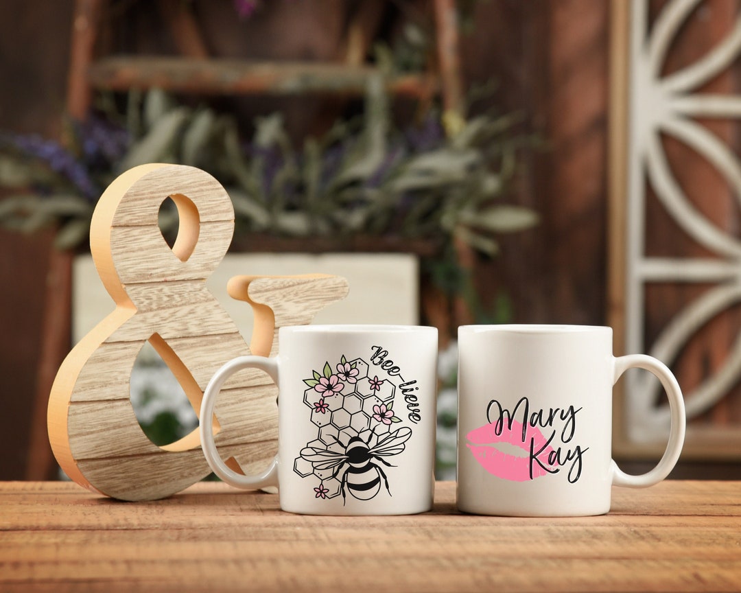 Mary Kay Mug, Bee-lieve MK, Mary Kay Bumble Bee, Ceramic Mug 11oz ...