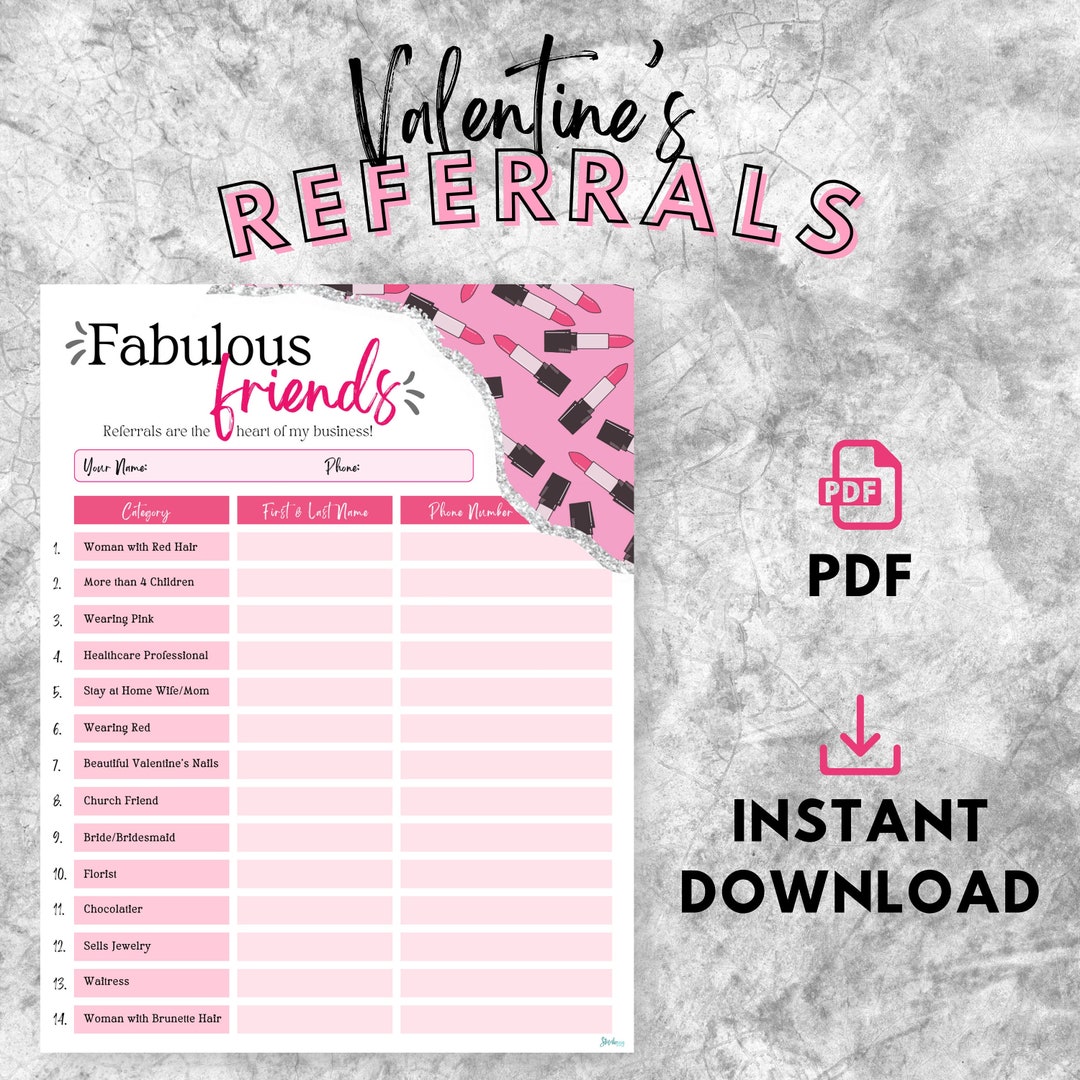 Mary Kay Valentine's Fabulous Friends Business Building Party Game ...