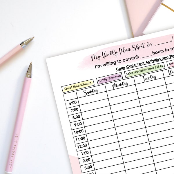 Digital Planner 2024 Mary Kay - Etsy