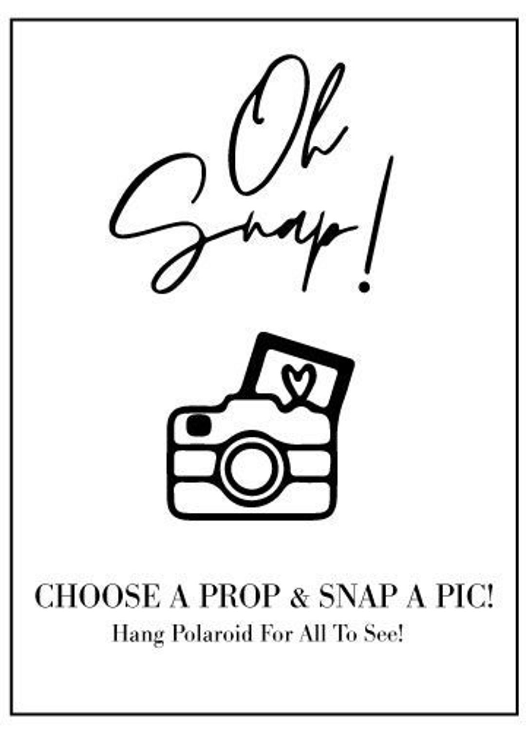 Photo Booth Signage - Etsy