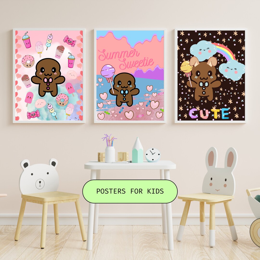 Sweet Treats Cute Posters - Etsy