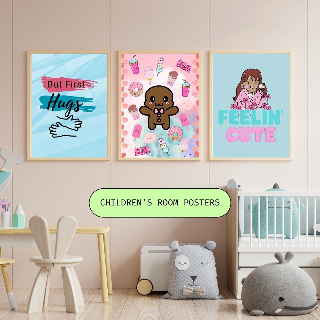 Happy Cute Posters - Etsy