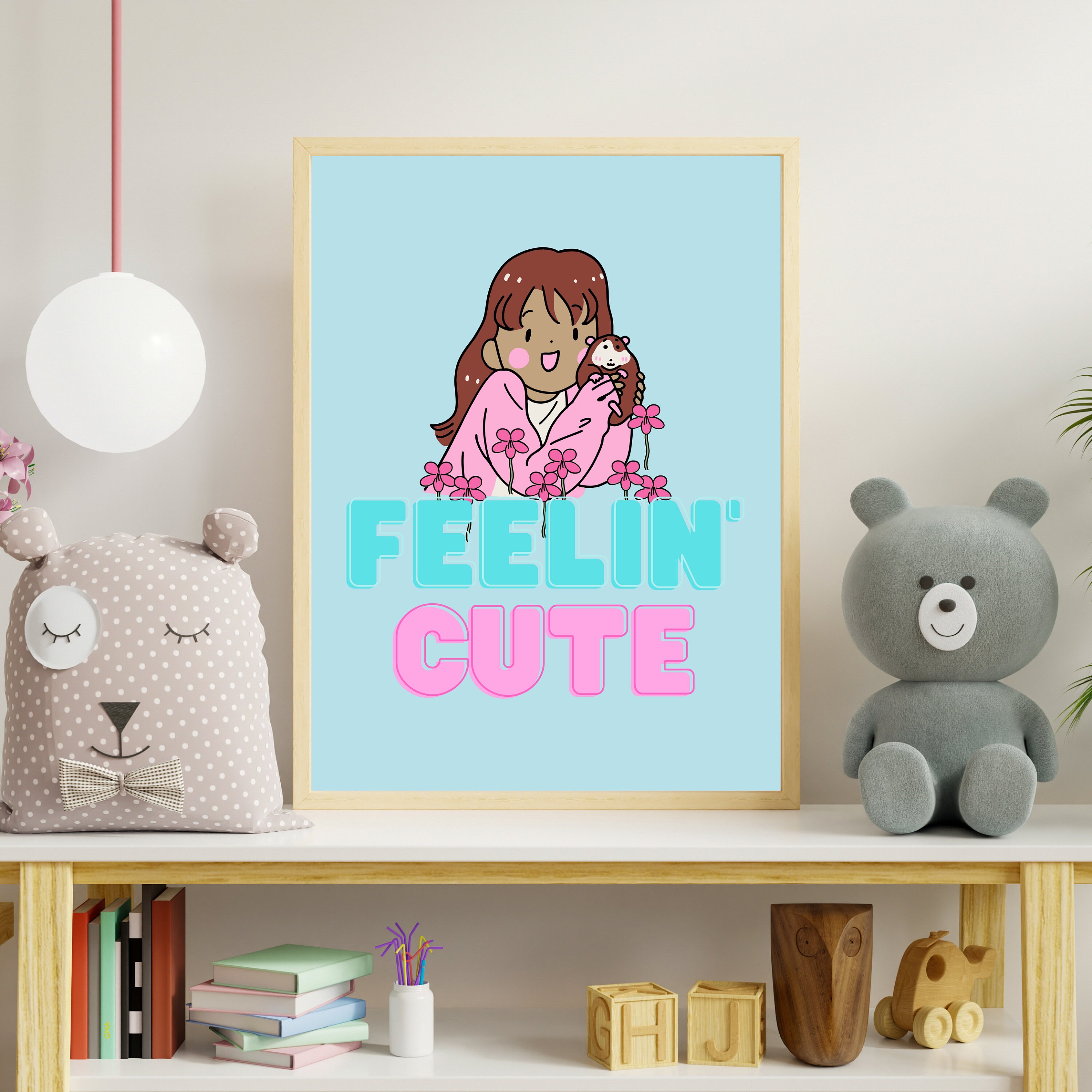Happy Cute Posters - Etsy