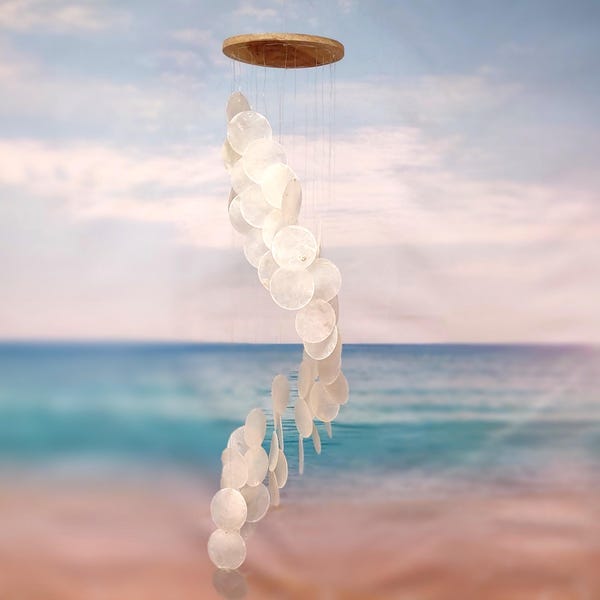 Capiz Wind Chime - Etsy