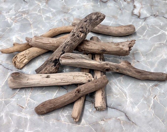 25 Pieces of Large Surf Tumbled California Driftwood Sticks Beach Decor ...