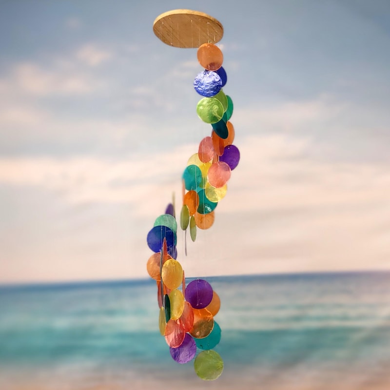 Capiz Wind Chime - Etsy