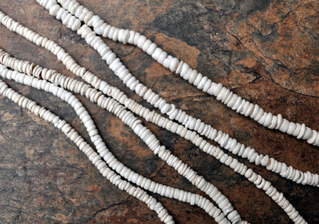White Puka Shell Strand 16 Inches X 4-6mm - Etsy