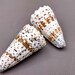 Medium Hebrew Cone Seashells Conus Ebraeus 5 Shells Approx. 1 Inches ...