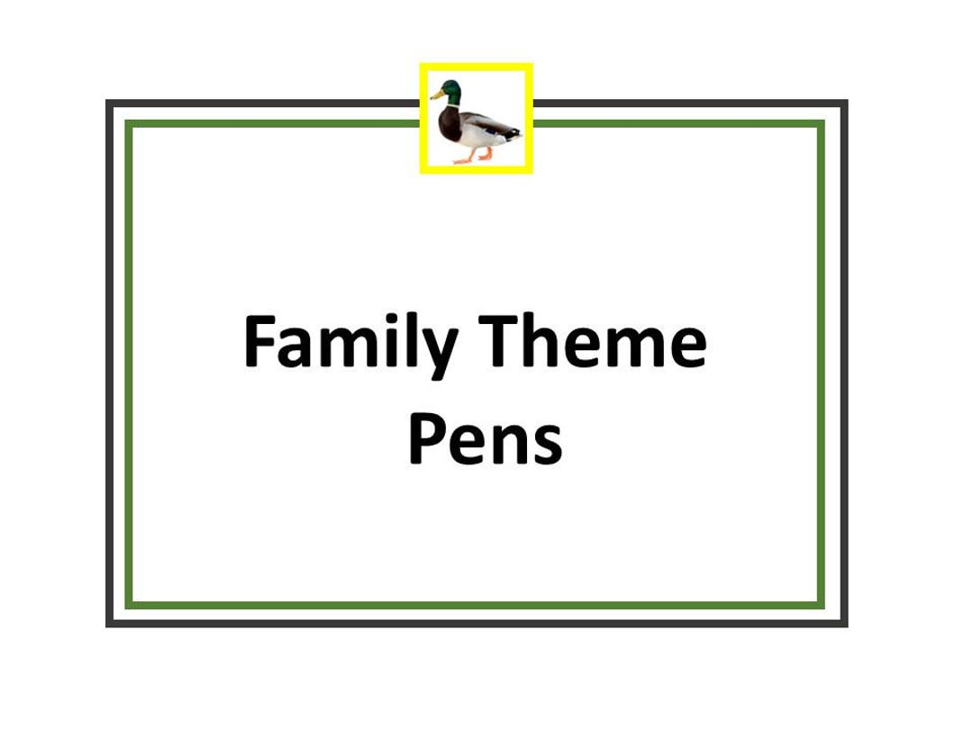 Beadable Family Theme Pens - Etsy