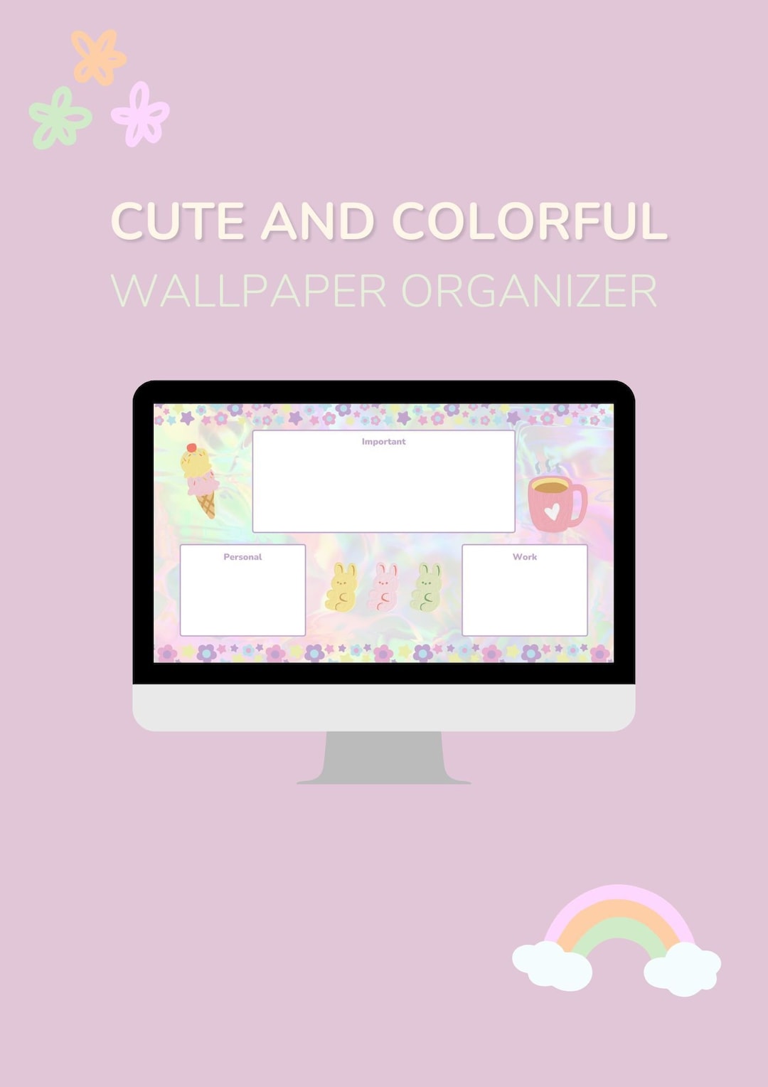 Cute Desktop Wallpaper - Etsy