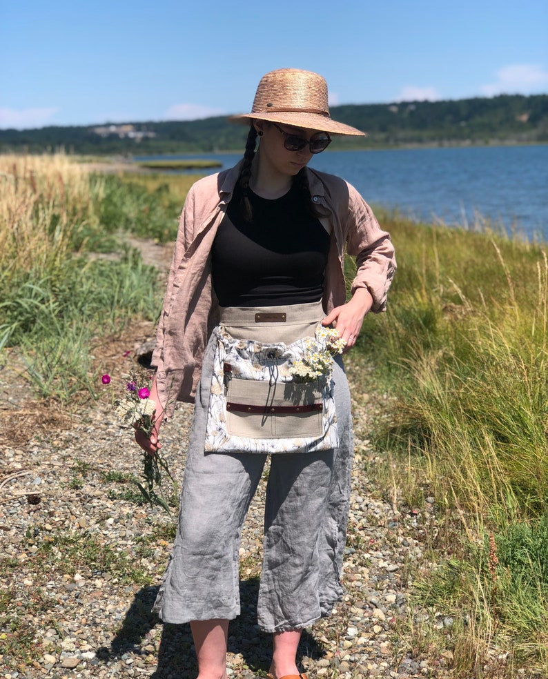 Meadow Rue ~ Garden Apron, Harvest Apron, Forage Apron, Beach Apron - Etsy