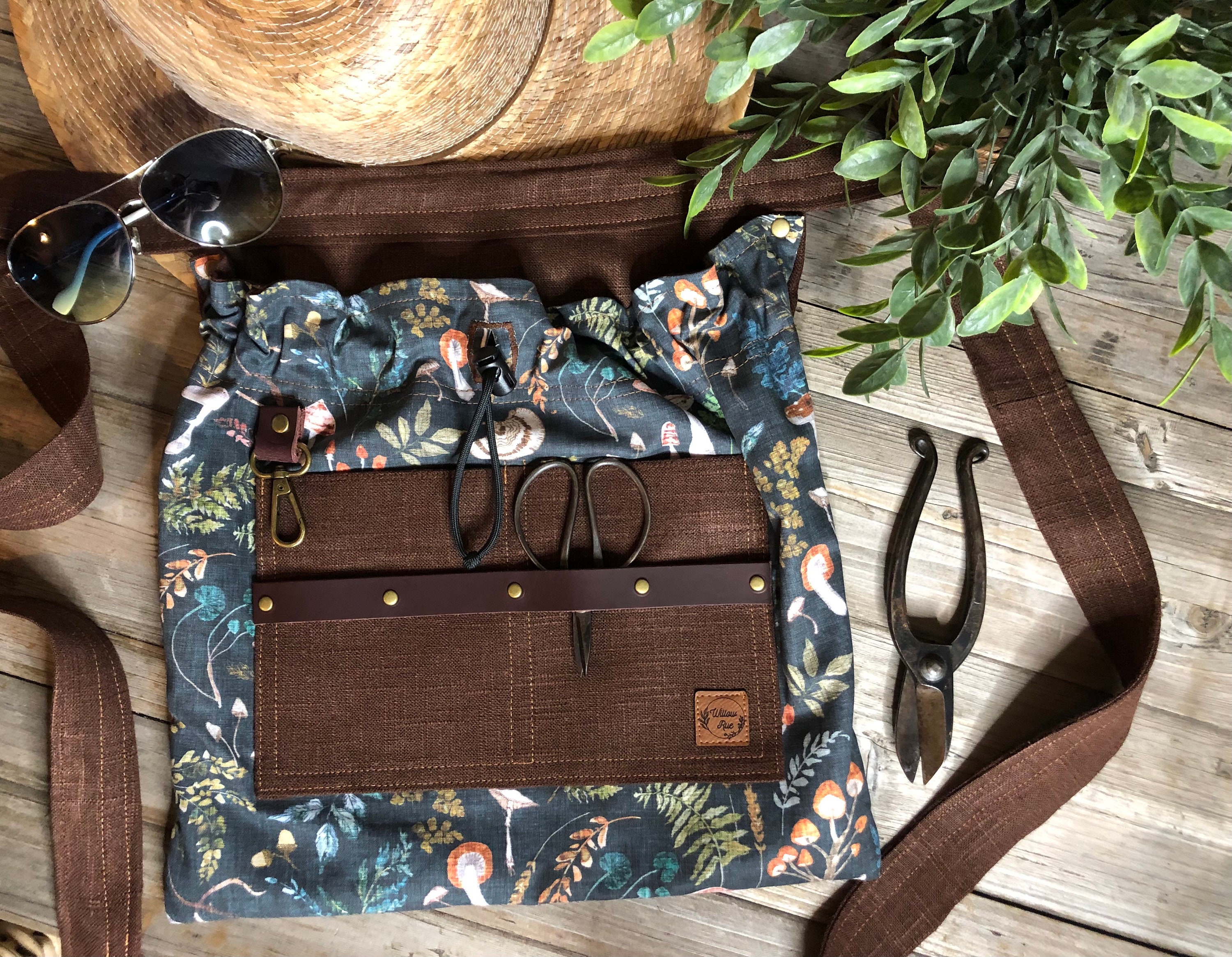 Mushroom Forest ~ Forage Apron, Garden Apron, Harvest Apron, Forge Bag ...