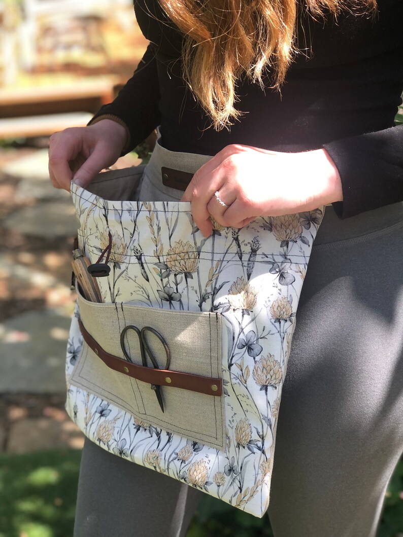 Meadow Rue ~ Garden Apron, Harvest Apron, Forage Apron, Beach Apron - Etsy