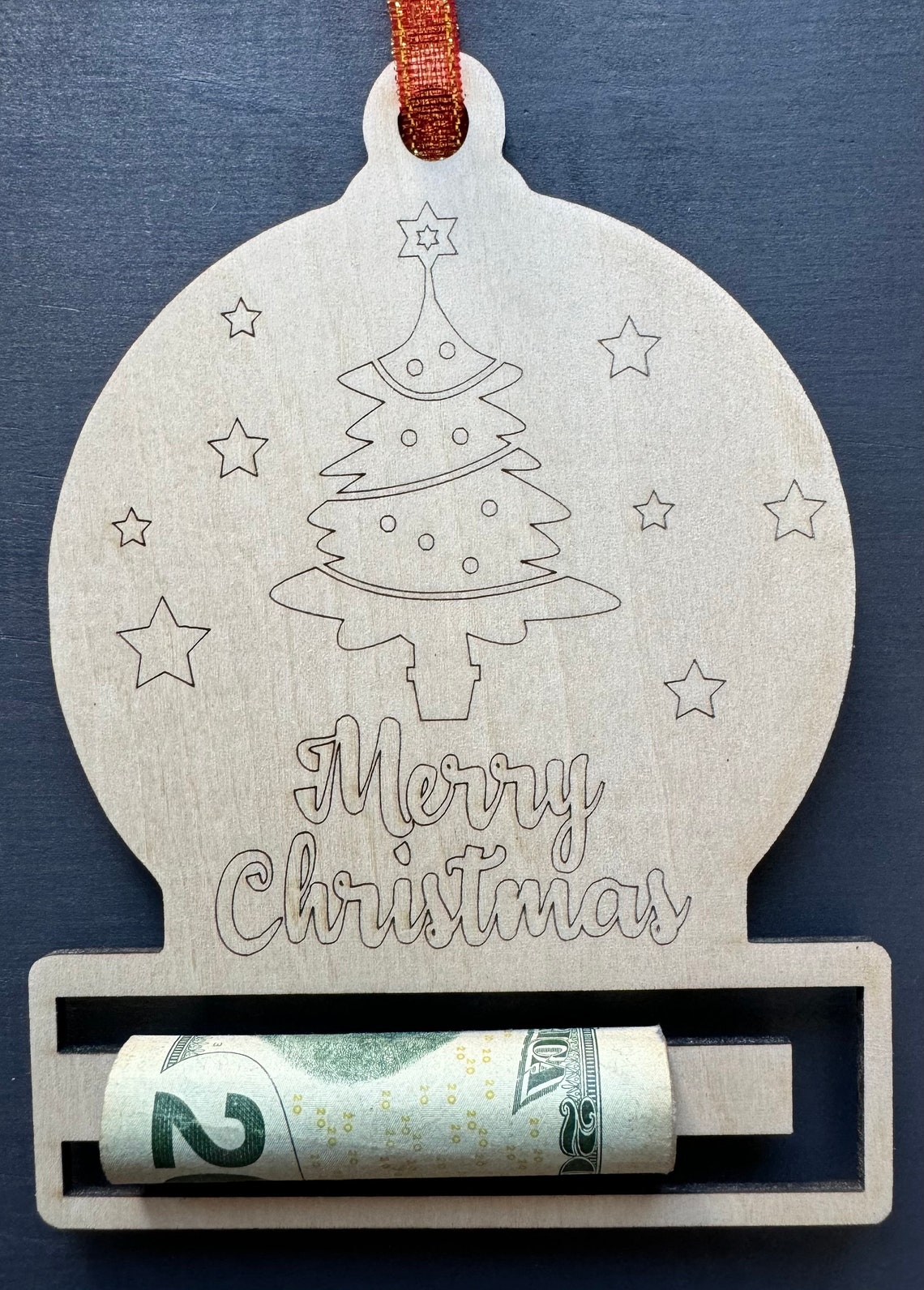 Christmas Money Holder Ornaments Money Holder Ornaments - Etsy