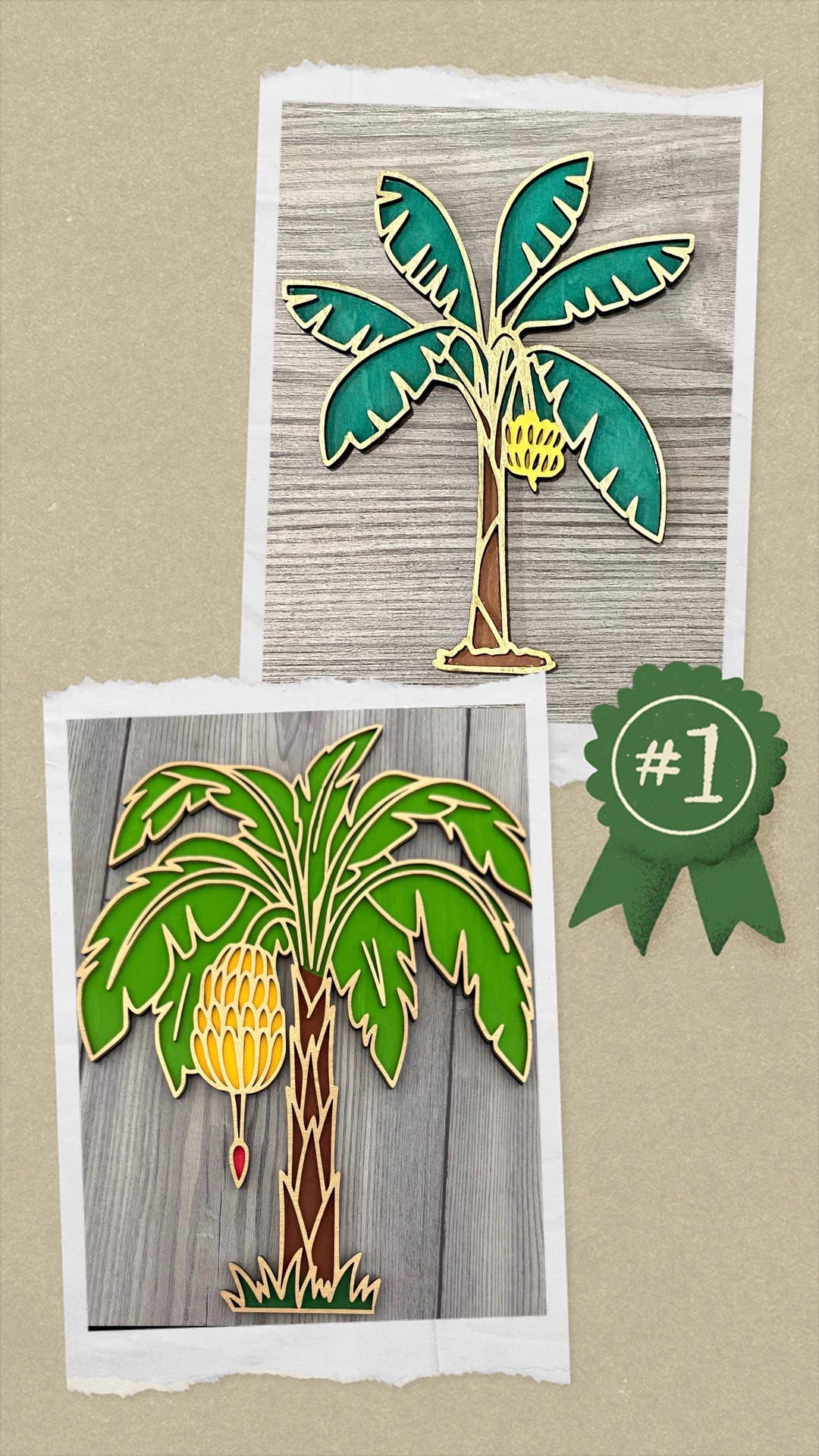 Banana Tree Cutout | Wooden Banana Tree Cutout | Housewarming Decor ...