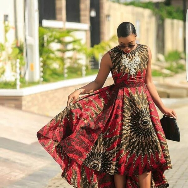 High Low African Dress - Etsy