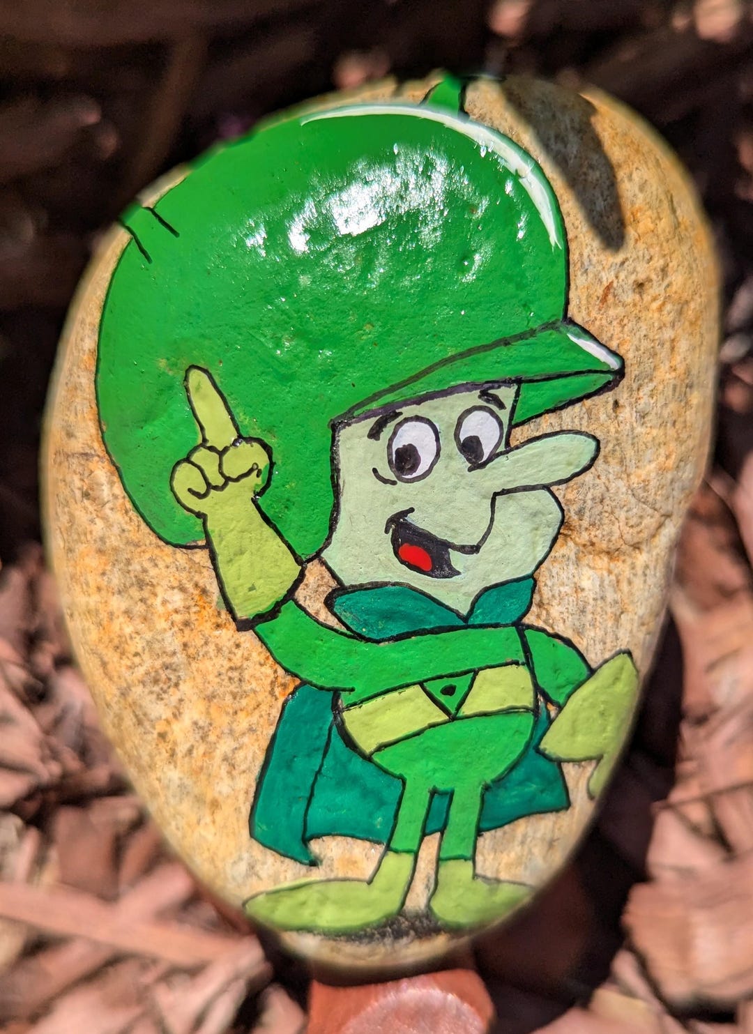 Great Gazoo Painted River Rock - Etsy
