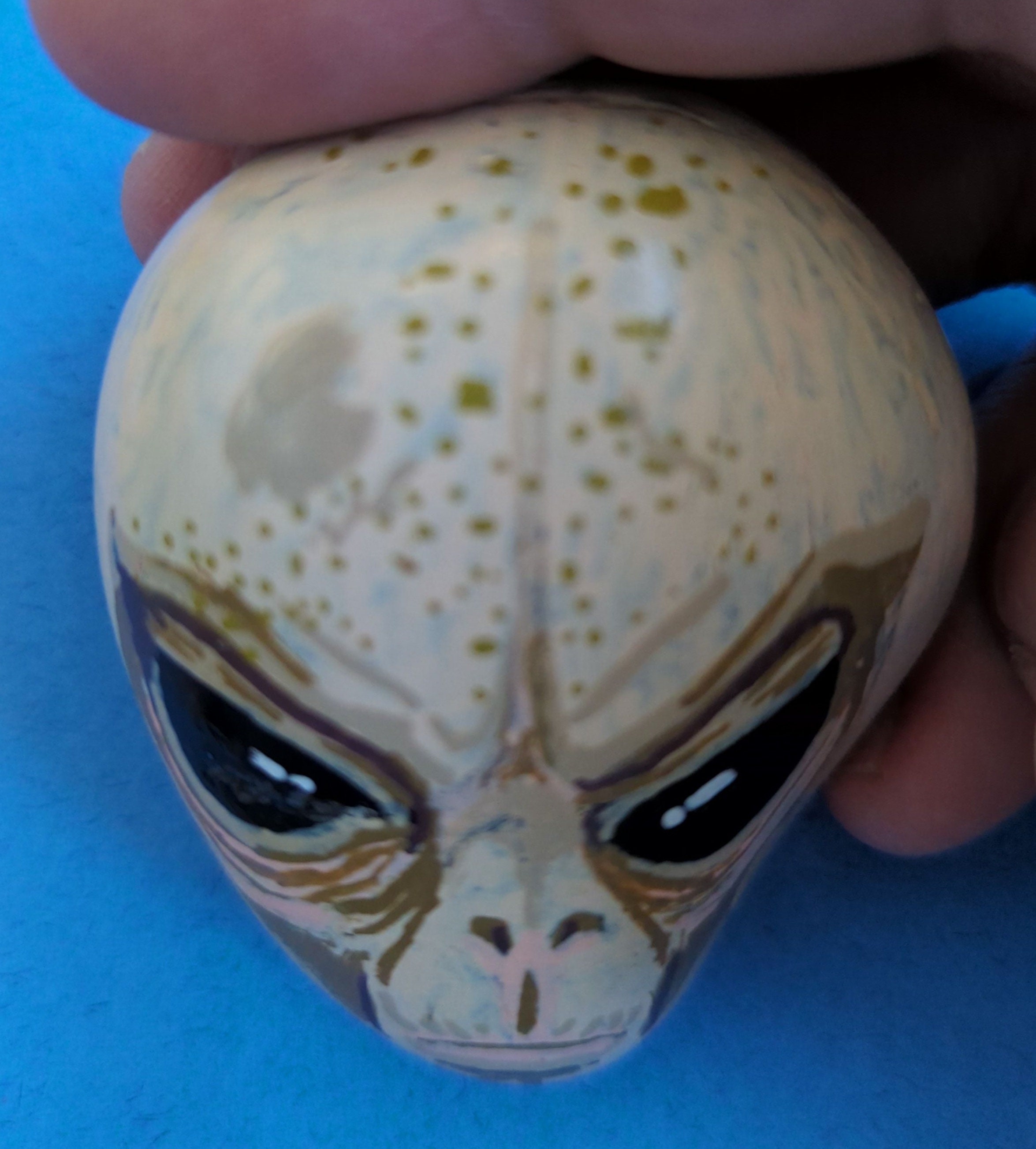 Alien Painted Rock - Etsy