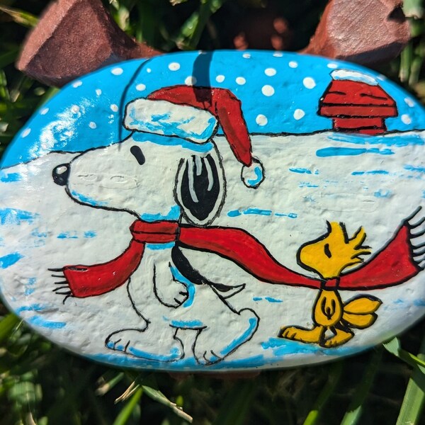 Snoopy Rocks - Etsy