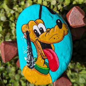 Pluto Painted River Rock - Etsy