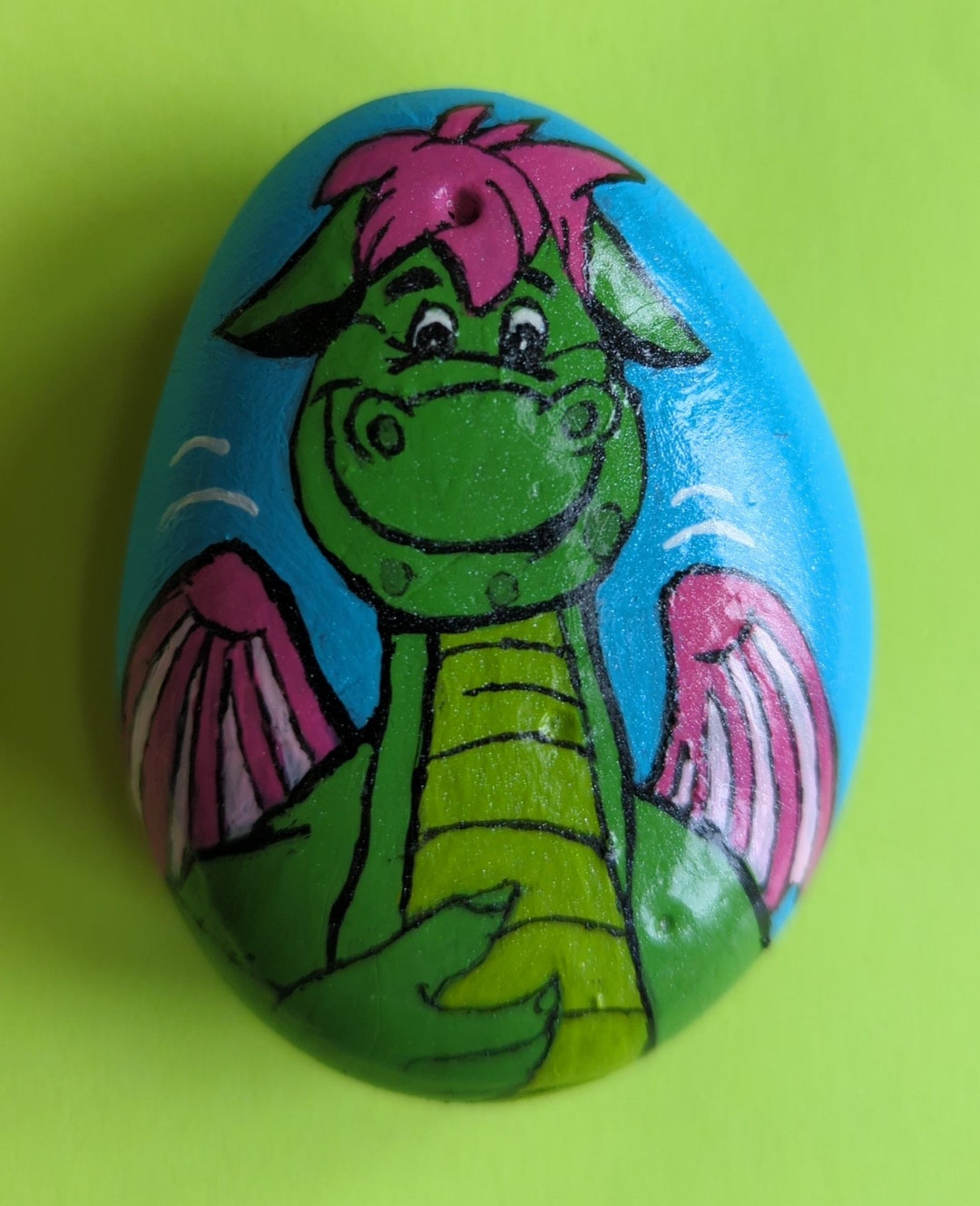 Elliot Painted River Rock. - Etsy