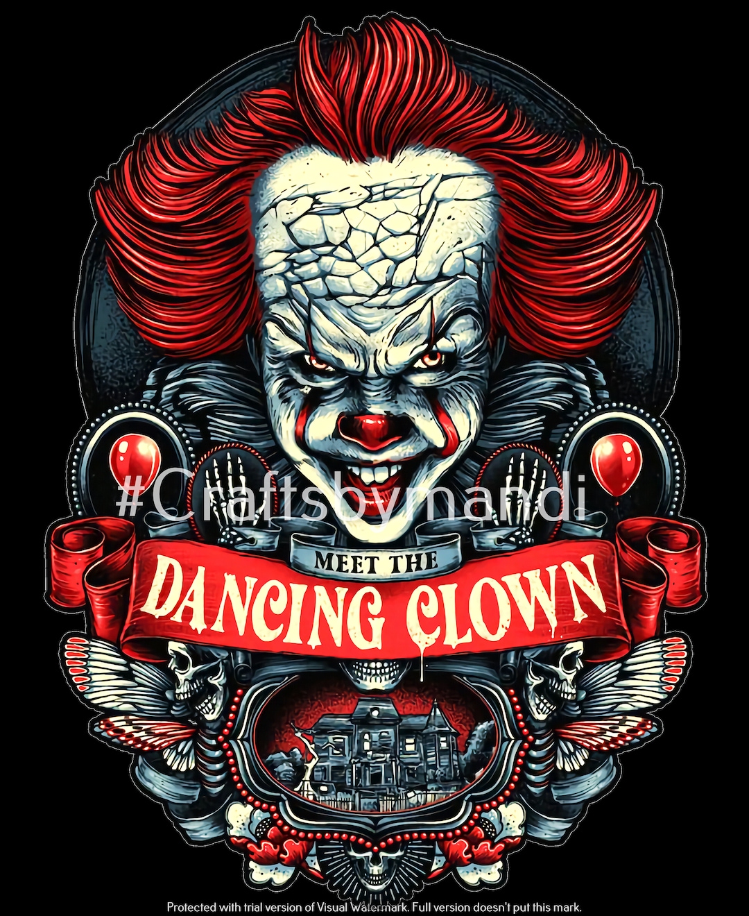 Two-pennywise DANCING CLOWN it Digital Download - Etsy