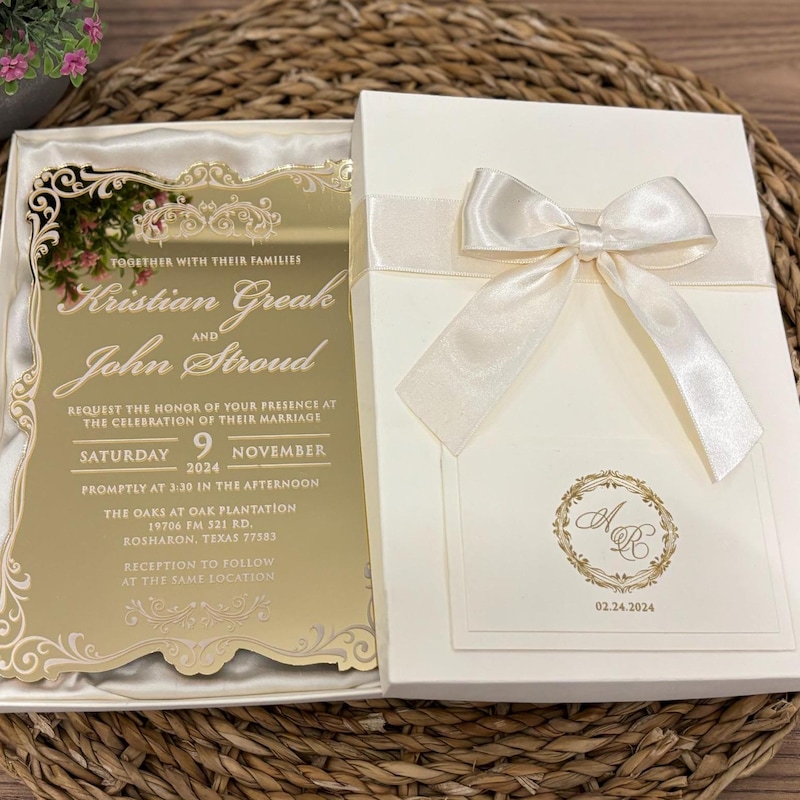 Invitations Box - Etsy