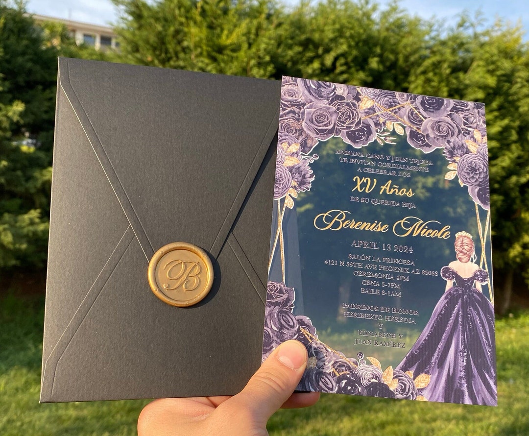 XV Anos Invitation, Quince Invitation, Princess Invitation, Sweet ...