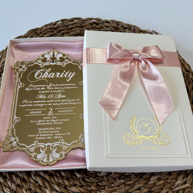 Mirror Invitation - Etsy