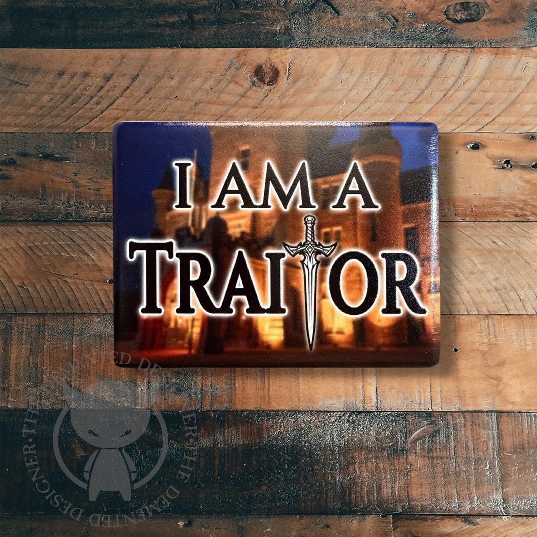 I Am a Traitor! Traitor TV Show Inspired Design. Ceramic Magnet - Etsy