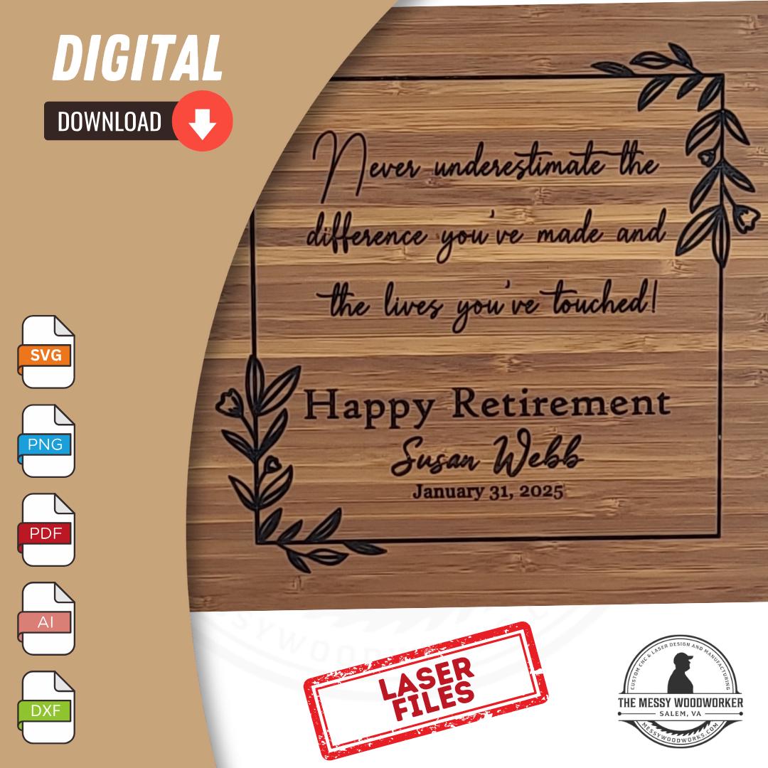Happy Retirement Svg, Retirement Svg Design, Retirement Gift for ...