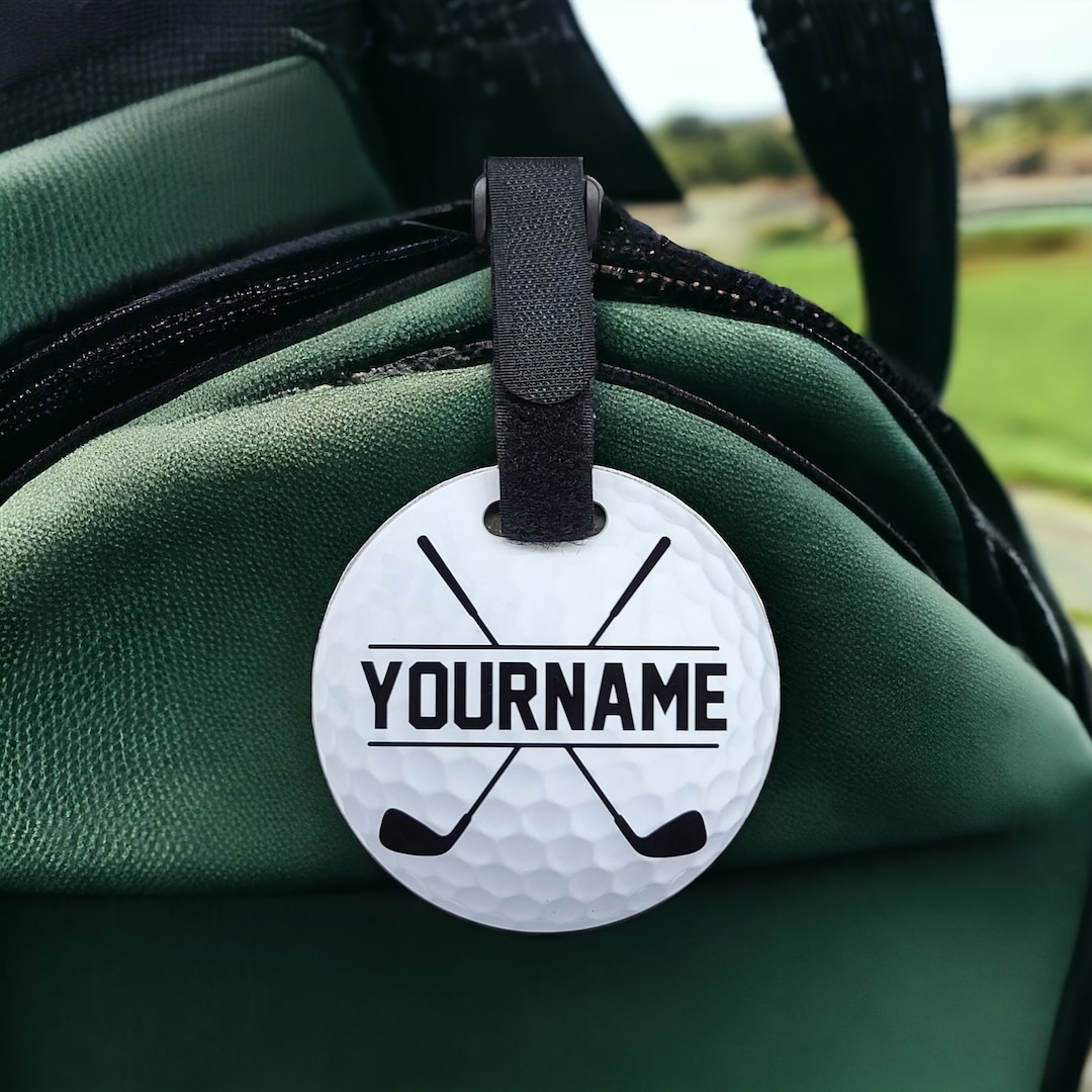 Golf Bag Tag, Personalized Bag Tag With Players or Golf Club Name ...