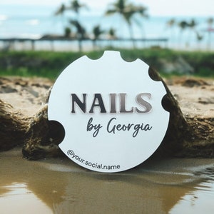 Nailfie Disc, Photo Prop for Nails, Nail Tech Gifts, Beauty Salon Sign ...