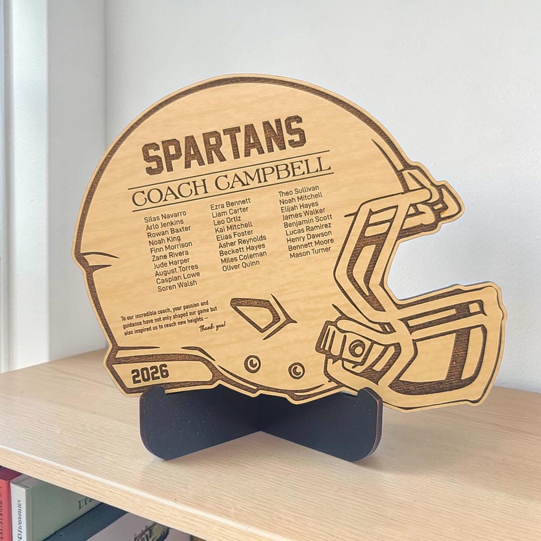 Football Coach Gift, Coach Thank You Gift, Team Appreciation Gifts ...
