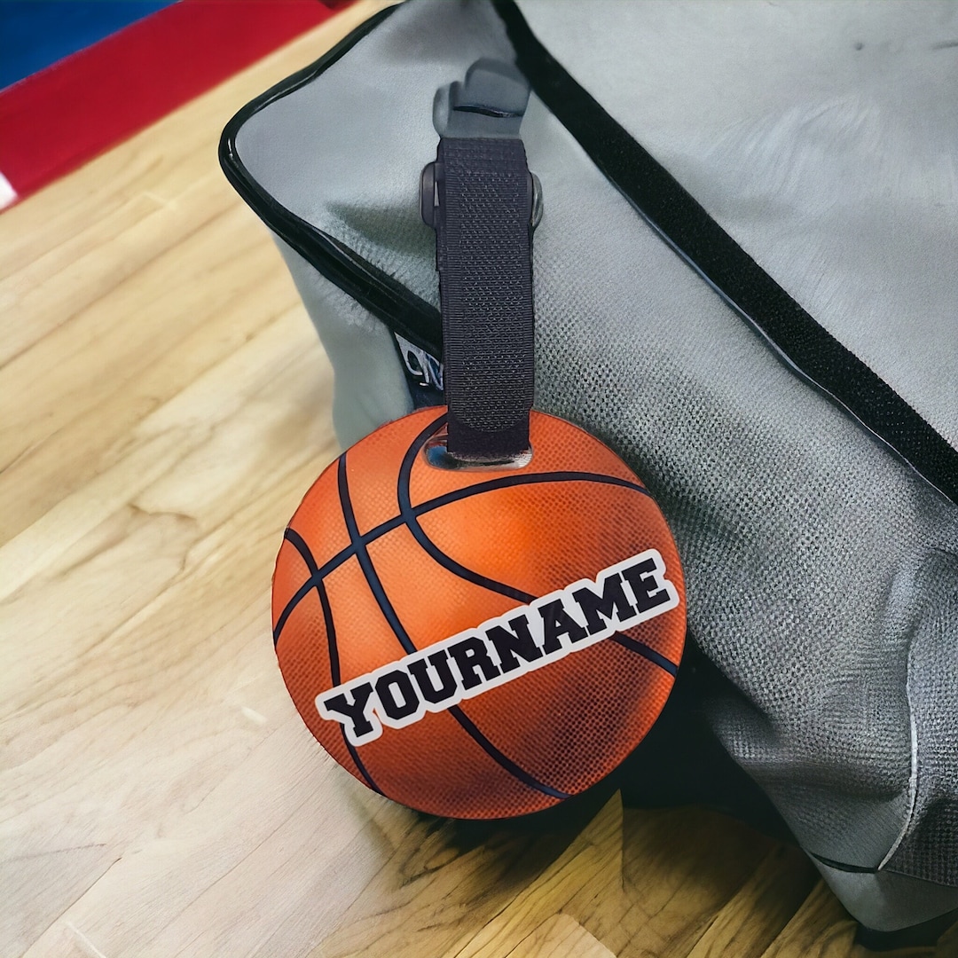 Basketball Bag Tag, Personalized Bag Tag With Players Name, Custom ...