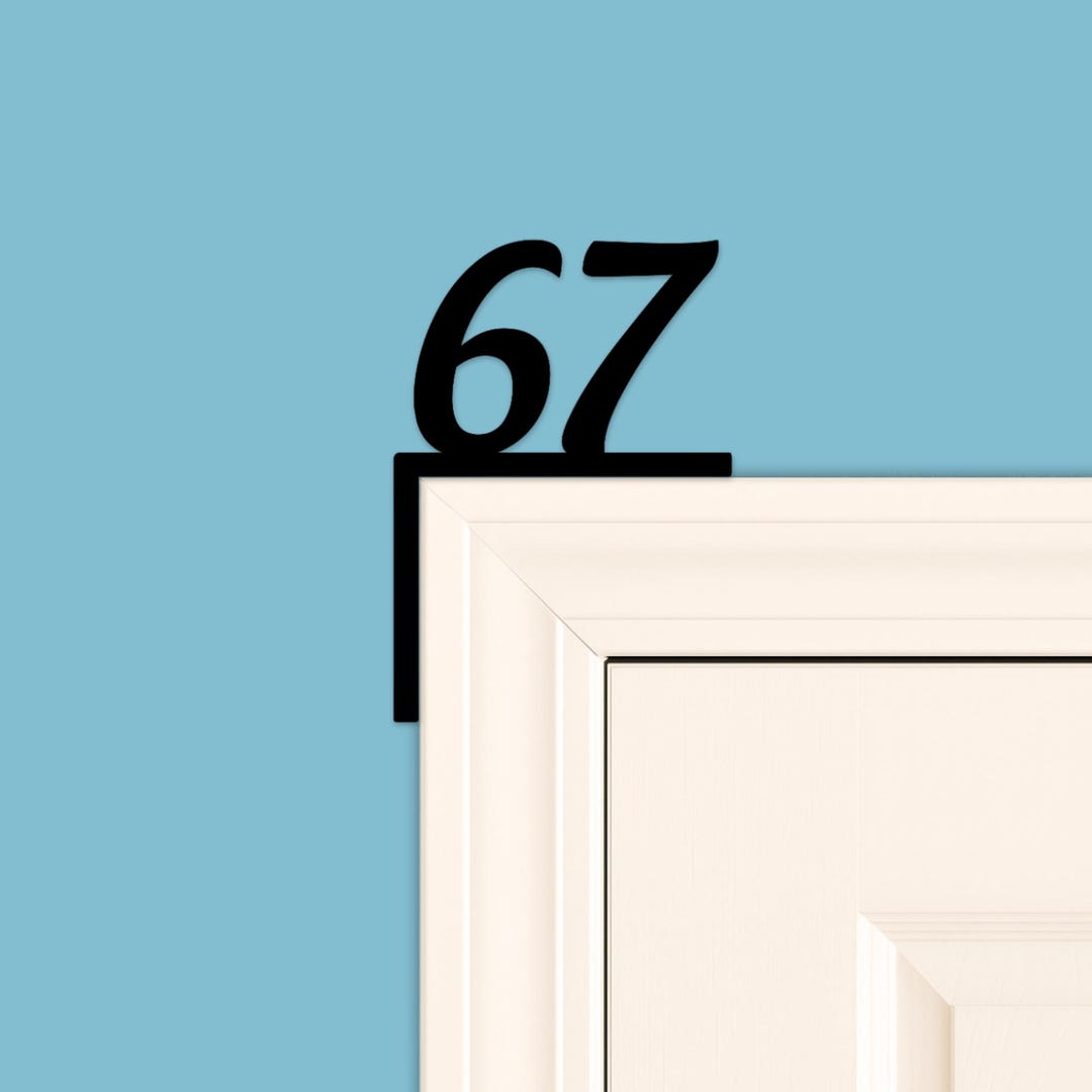 67 Wall Art, Door Sign, Six Seven Home Decor, Door Topper, Teen 6 7 ...