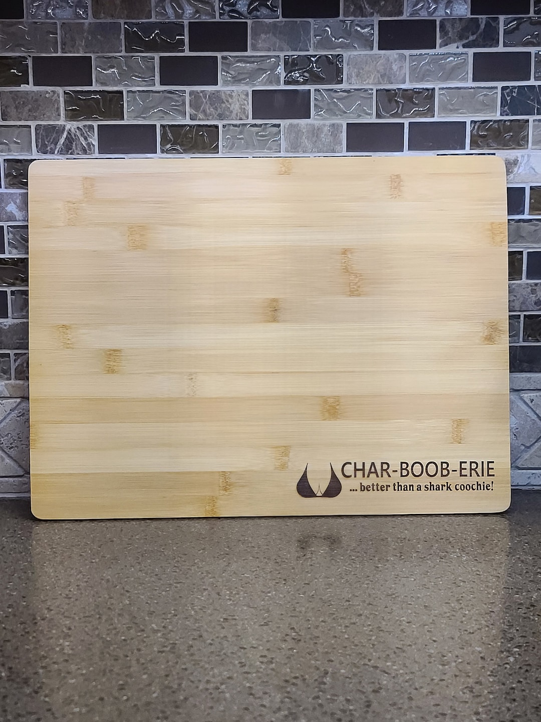 Funny Charcuterie Board, Cutting Board, Original CHAR-BOOB-ERIE ...
