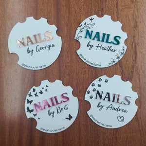 Nailfie Disc, Photo Prop for Nails, Nail Tech Gifts, Beauty Salon Sign ...
