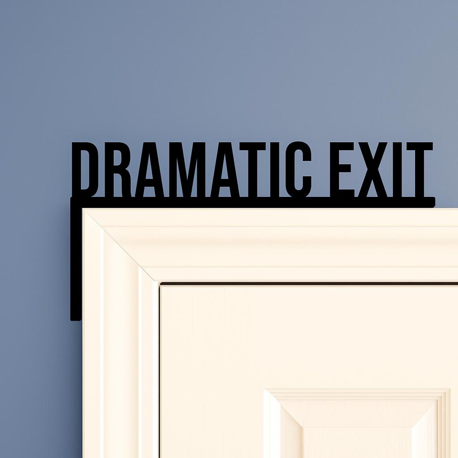 Dramatic Exit Door Topper, Wall Art, Home Decor, Door Corner Decor ...